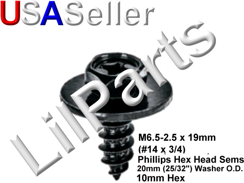 Toyota 90159-60525 9015960525 Suspension Crossmember Under Cover Screw ...