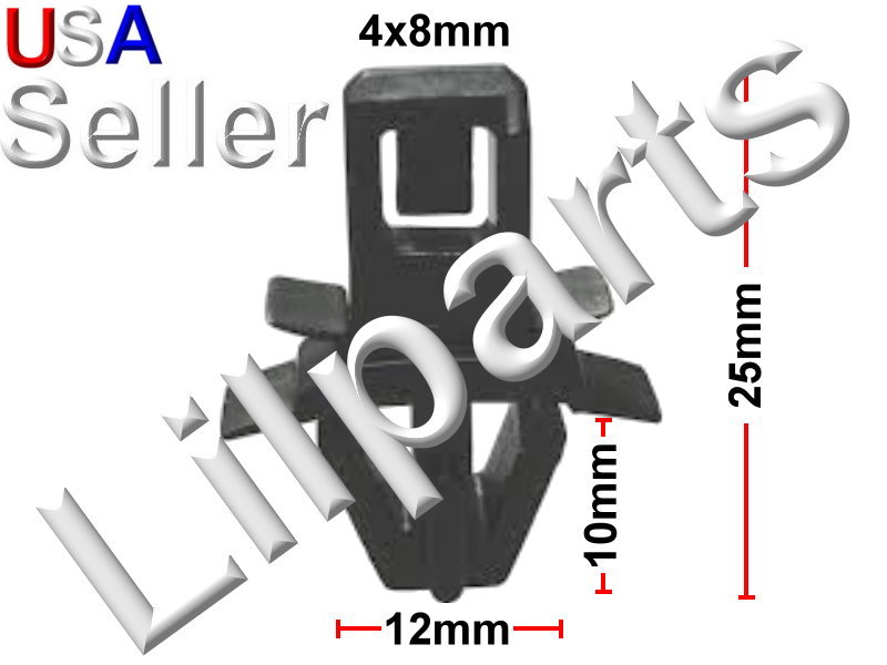 Toyota Lexus Radiator Grille Rivet Retainer Clip Fastener 90904-67021 ...